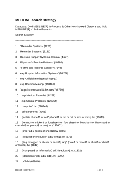 Additional file 2: of Barriers and enablers to guideline implementation strategies to improve ...