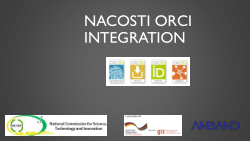 NACOSTI Portal Demo and Discussion