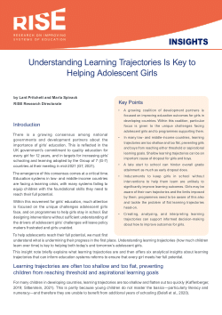 Item - Understanding Learning Trajectories Is Key to Helping Adolescent ...