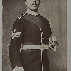 57578: Photograph of Frederick Sharpe in full dress