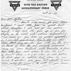 53742: Letter to Evelyn concerning death of Douglas Aplin