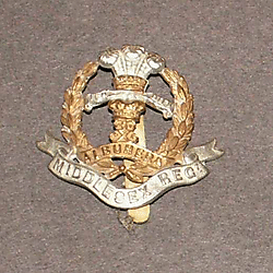 57681: Middlesex Regiment cap badge