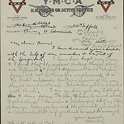 64574: Letter: To Edward Marsh