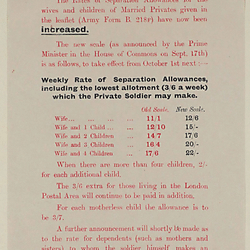 64545: The New Army Scale of Separation Allowances
