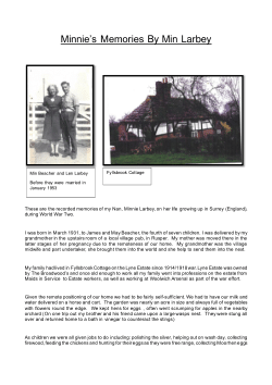 Item - Minnie's Memories - University of Oxford - Figshare
