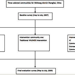 Schematic diagram of the community-based intervention program in the ...