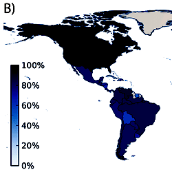Geographic distribution of languages around the world.