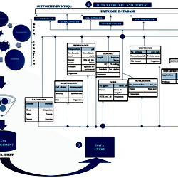 Flow chart describing the methodology and process in ExtremeDB.