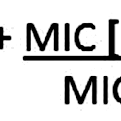 Calculation of Fraction Inhibitory Concentration (FIC).