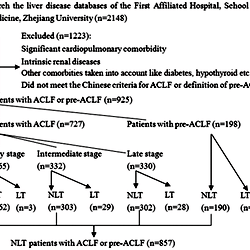 Flowchart of the study group selection process.