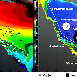 MODIS satellite images for the Great Barrier Reef.