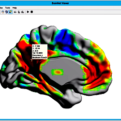 The data tip displayed using the ‘Data Cursor’ function.