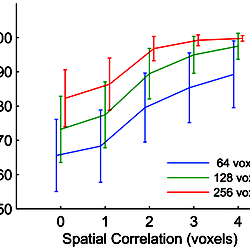 Spatial correlations affect classification performance.