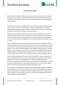 Spatial Access Priority Mapping (SAPM) with Fishers: A Quantitative GIS Method for Participatory ...