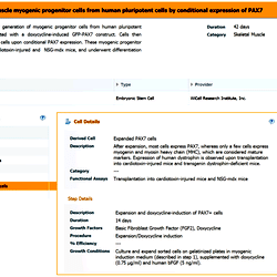 Differentiation Protocol Card.