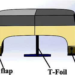 A WPC with a T-foil and two flaps.