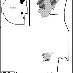 Map of the 3 study sites used to examine the effects of intensive ...