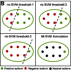 Performance comparison of different formulations of the SVM-MIL ...