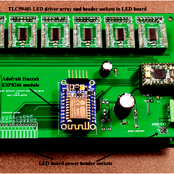 LED control board.