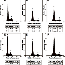 Flow cytometric ploidy analysis of nuclear DNA content of nuclei ...