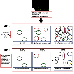 Computational strategy of our comprehensive clustering approach.