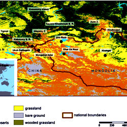 Location map of examined localities in the Altai-Sayan region.