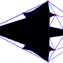 Delaunay triangle mesh.
