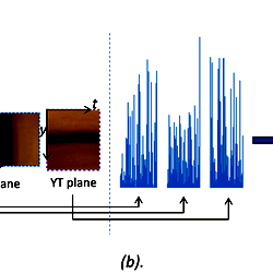 The texture of three planes and the corresponding histograms. (a) XY ...