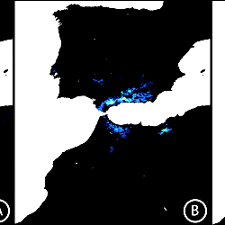 MaxEnt distribution map showing the environmental suitabilty for Cynara ...