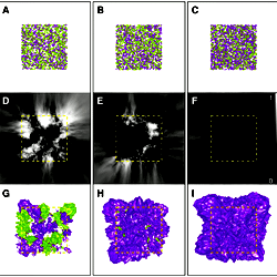 Spatial comparison of homogeneous Poisson point processes.