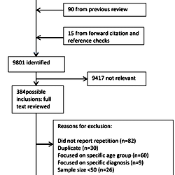 Literature review flow chart.