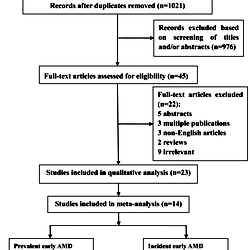 Flow chart for study selection: flow diagram showing the selection ...