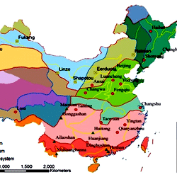 Distribution map of total nitrogen monitoring sites in agro- , oasis ...