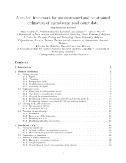 A unified framework for unconstrained and constrained ordination of microbiome read count data