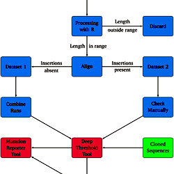 Flow diagram of the analysis procedure used for the UDPS data.