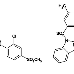 Chemical structures of compounds NAAB-496 and NAAB-503.
