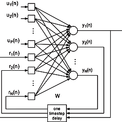 Structure of the recurrent neural networks.