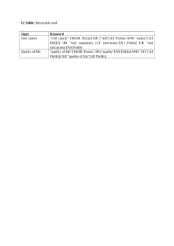 Measurement properties of oral health related patient reported outcome ...