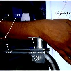 Schematic of the sensor placement to quantify the crosstalk in the MMG ...