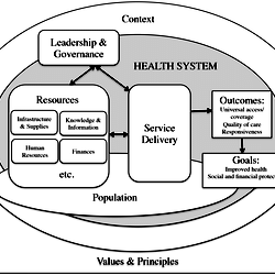 Health systems dynamics framework.