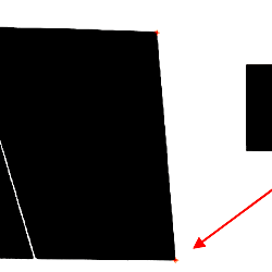 Corner points extraction.