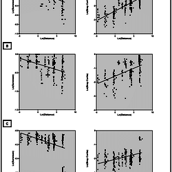 Distance decay and taxa-area relationships.
