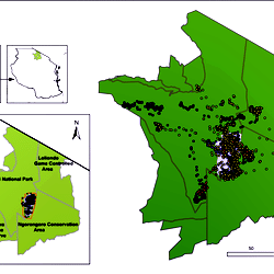 Map of the Serengeti-Mara ecosystem indicating the study area and ...