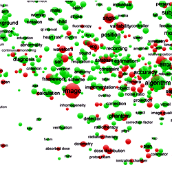 Term map of the Biomedical engineering field after zooming in into the ...