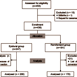 Flow-process diagram of the retrospective study.