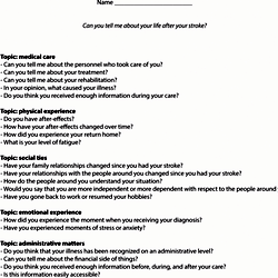 Semi-structured interview guide.