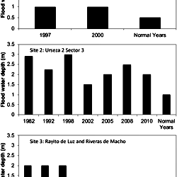 Historical flood timeline.