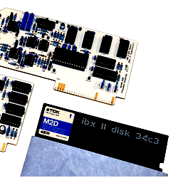 IBX II extension cards (left) and measurement setup with mockup warhead ...