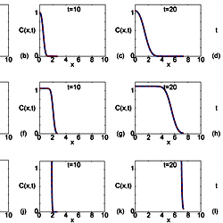 Comparison of exact solutions and numerical approximations for ...