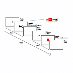 Four-choice RT task procedures.